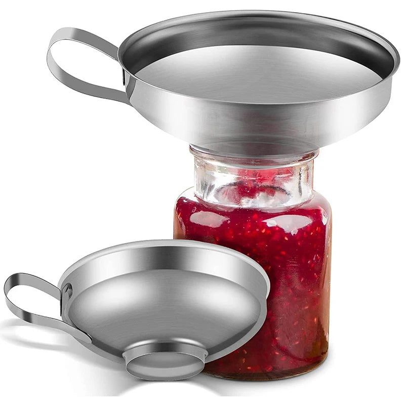 Stainless Steel Wide Mouth Canning Funnel – keoepro